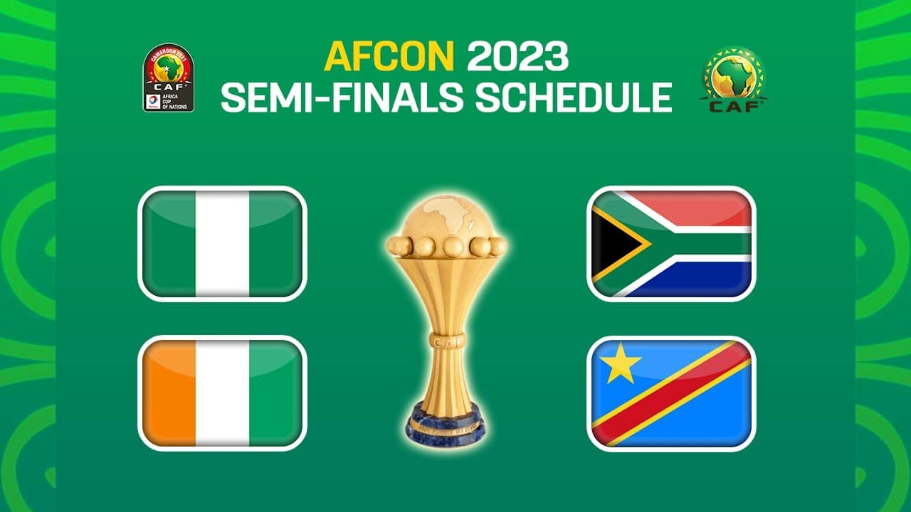 AFCON 2023 Semi-finals: Qualified Teams, Fixtures, and Schedule - citiMuzik
