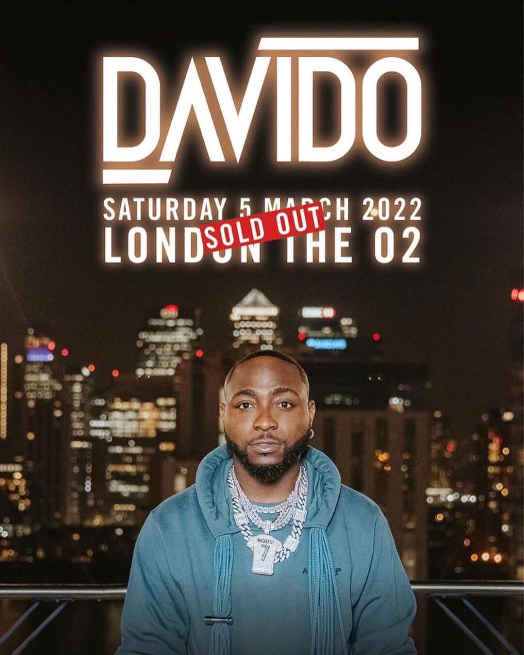 Davido sells out O2 Arena once again - citiMuzik