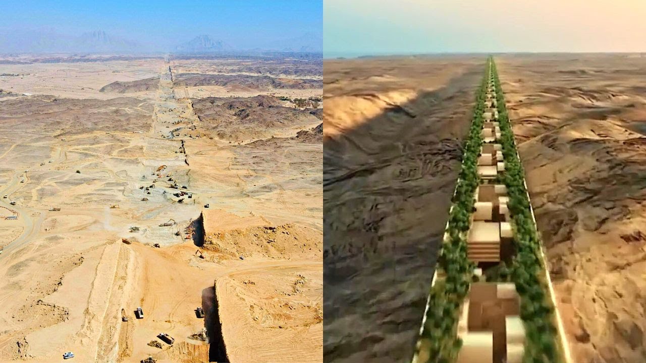 VIDEO Controversial Mirrored Linear Megacity in Saudi Arabia. - citiMuzik