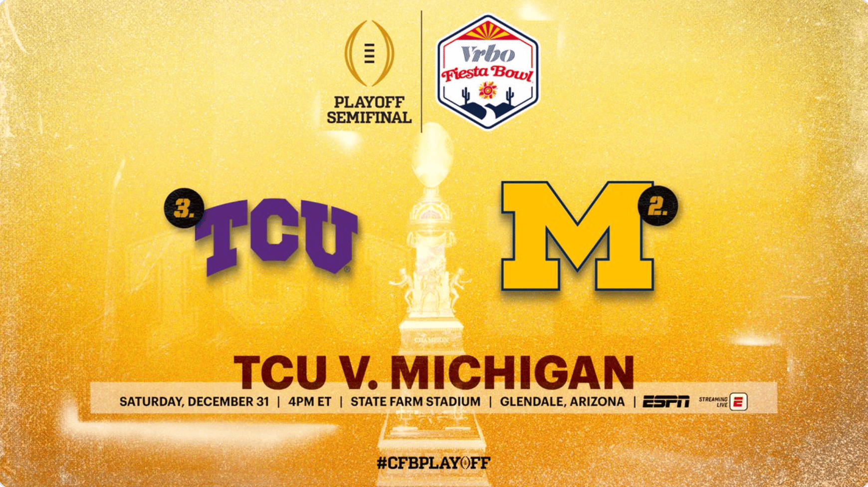 Michigan vs TCU live stream: where to watch the 2022 Fiesta Bowl ...
