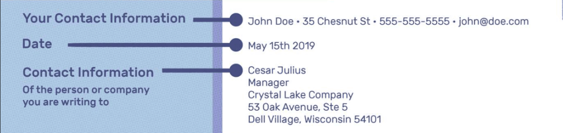 Business Letter Format (With Template and Example) 2023 — citiMuzik