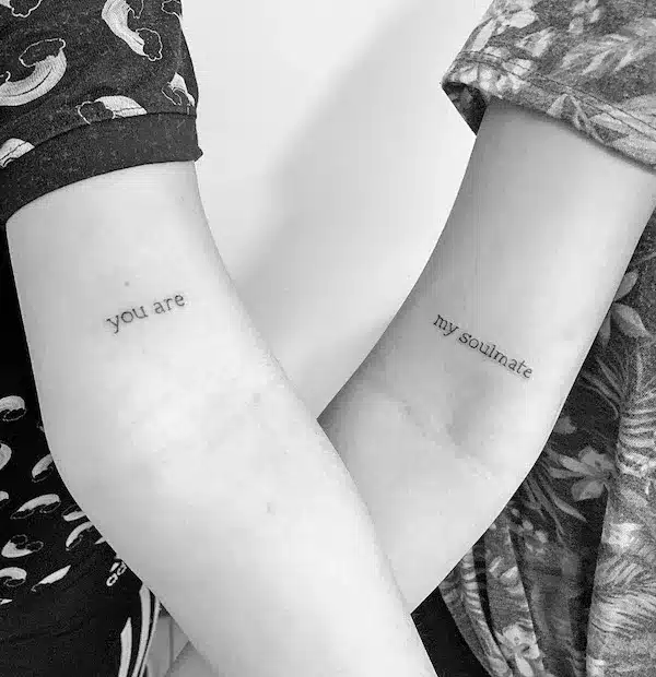 Best 91 Matching Couple Tattoos With Meaning — citiMuzik