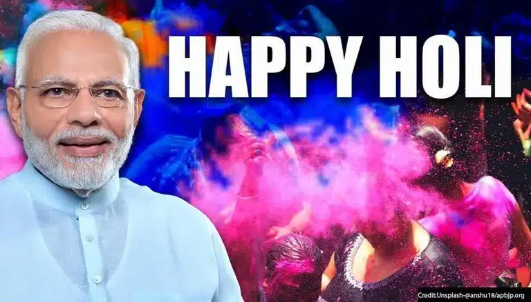 Happy Holi: Narendra Modi Wishes To All The People 2023 — citiMuzik