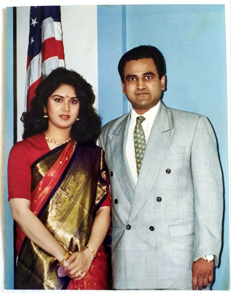 Who is Harish Mysore? All About Meenakshi Seshadri's Husband - citiMuzik