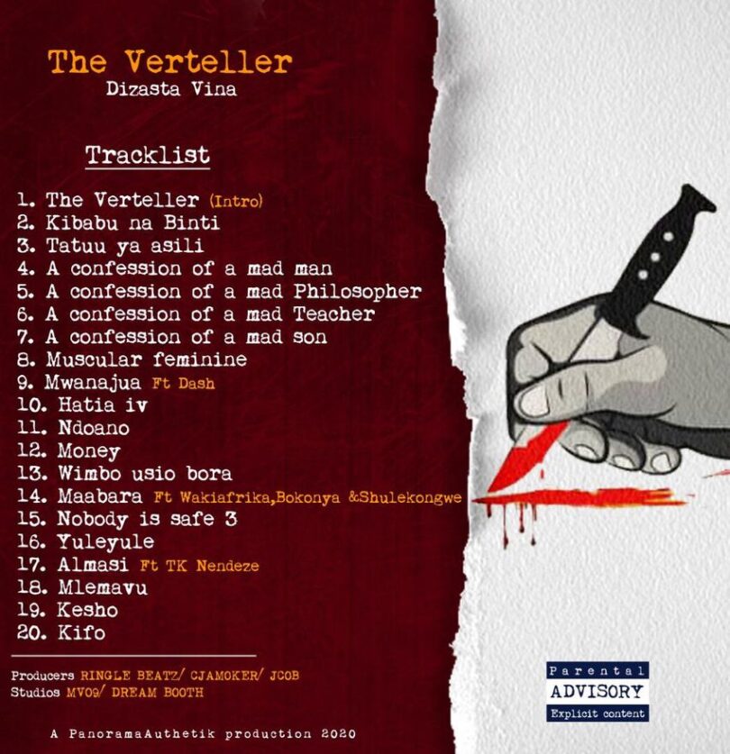 Dizasta Vina - The Verteller Full Album MP3 DOWNLOAD - citiMuzik
